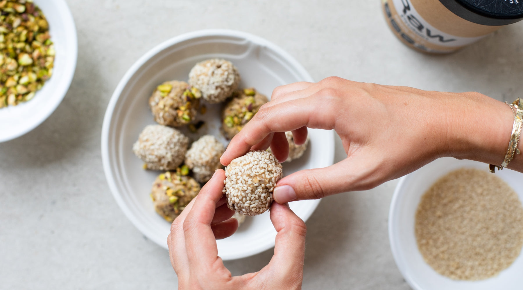 Tahini Protein Balls – Amazonia
