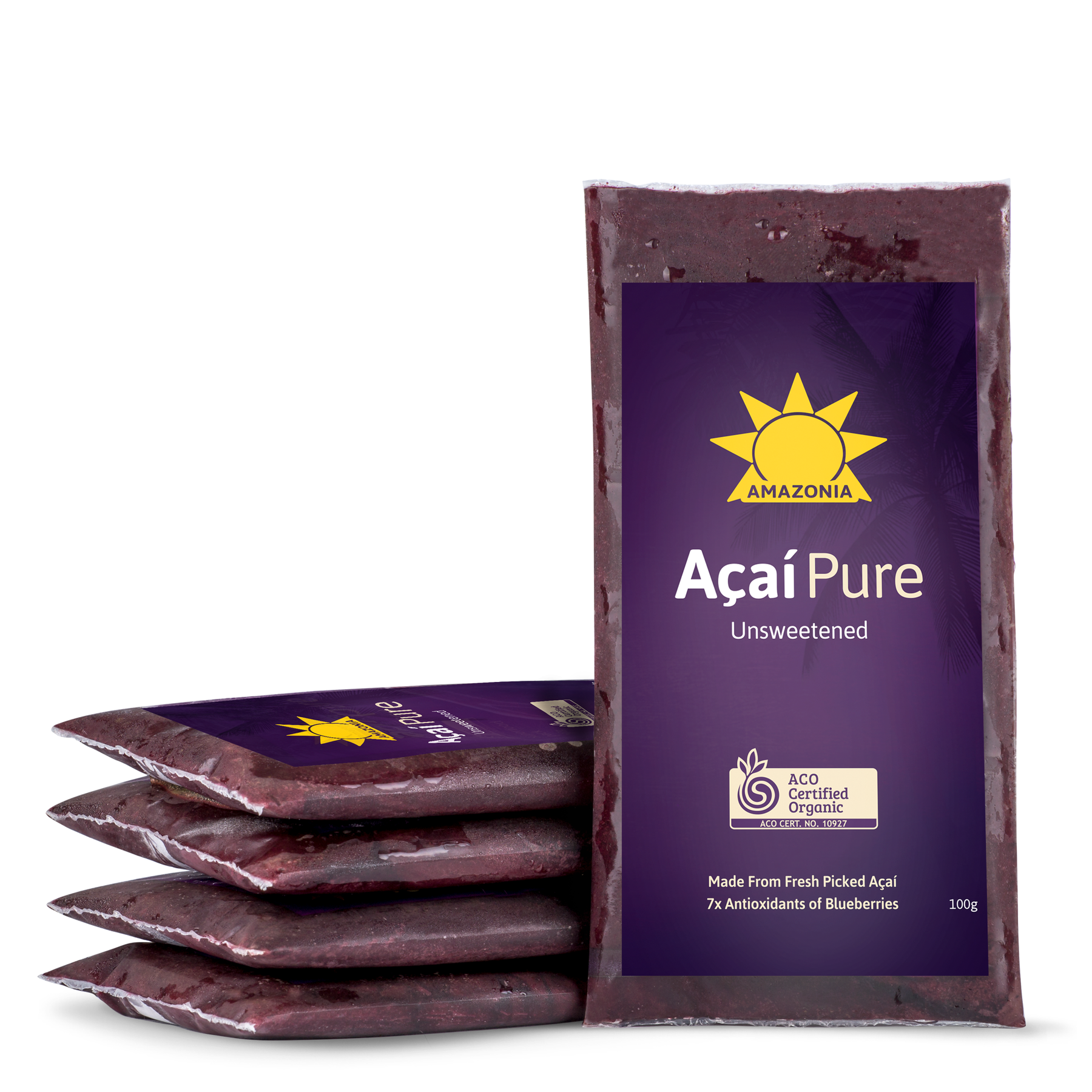 Amazonia Açaí Pure 4x100g Sachets